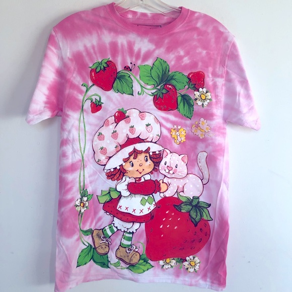 Strawberry Shortcake | Tops | Strawberry Shortcake Tie Dye T Shirt ...